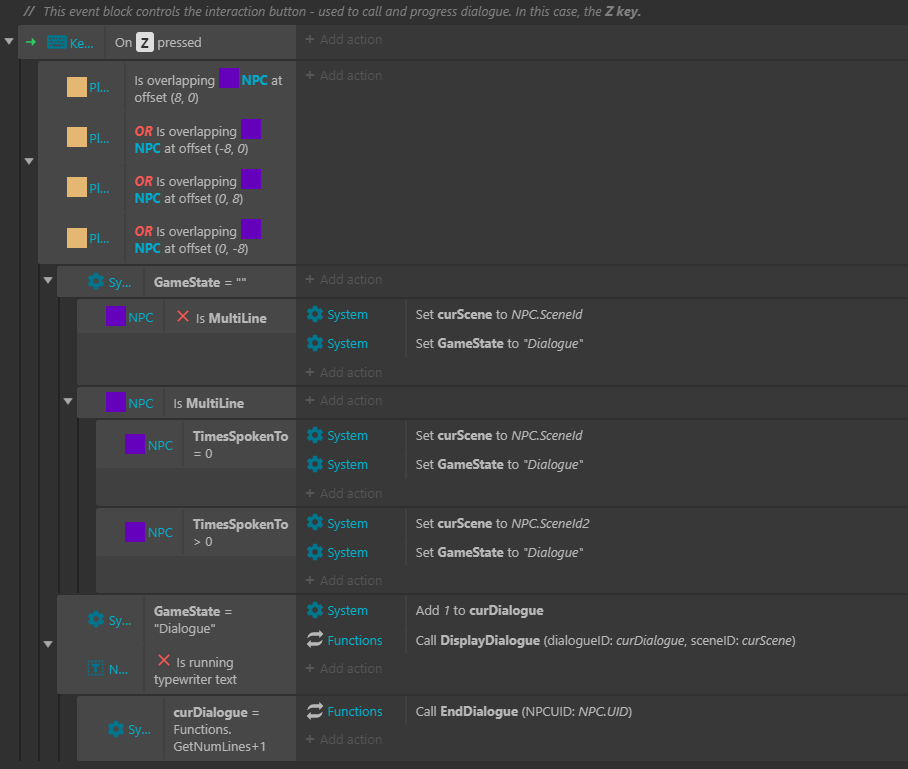 Programming the Dialogue - Using a JSON dialogue system with NPCs