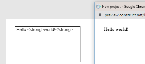 Design UIs with HTML and CSS in Construct