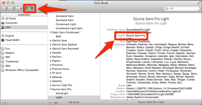 Phase 2: Adding the @font-face tag to your index.Html file