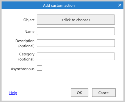 Add/edit custom action dialog - Construct 3 Documentation
