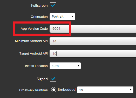 Intel Xdk Fixing Code Version Issues Updating Android Crosswalk 9601