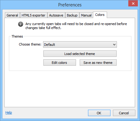 Preferences dialog - Construct 2 Documentation