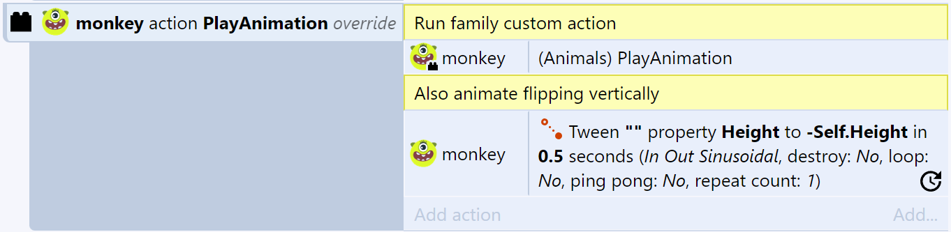 Custom actions - Construct 3 Documentation