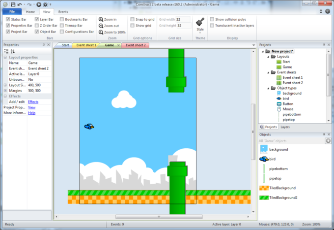 Paso 7 - Construye tu propio "Flappy Bird" en 10 minutos