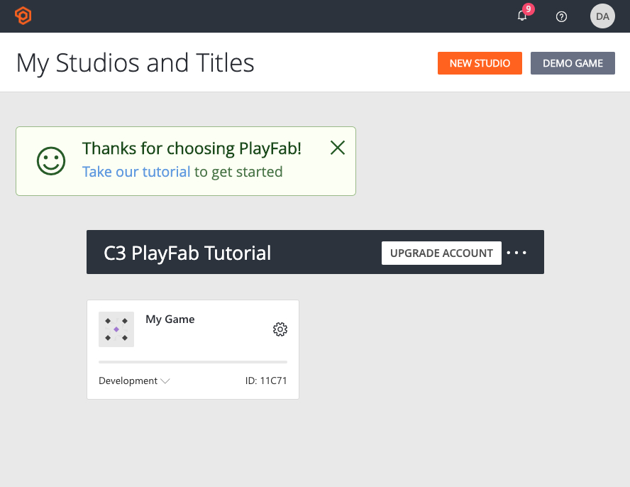 Add PlayFab cloud storage and leaderboard via C3 Scripting