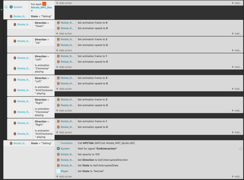 Rotating NPCs - Creating RPG-style NPCs