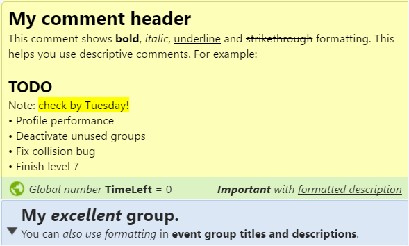 Event Sheet improvements in Construct 3 - Construct Official Blog Event Sheet improvements in Construct 3 - Construct Official Blog