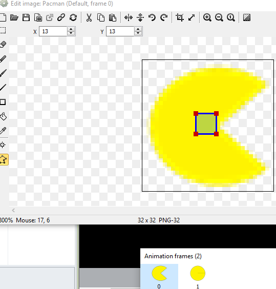 PACMAN-like sprite movement w pathfinding behavior