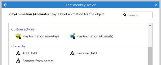 Custom actions - Construct 3 Documentation