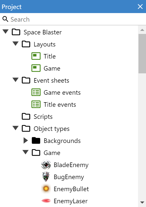 The Project Bar - Construct 3 Documentation