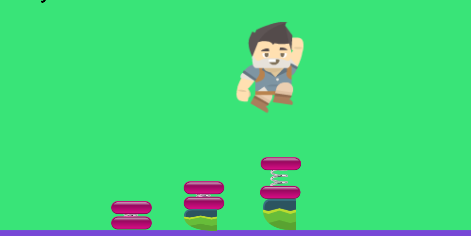 How to Make a Platform Trampoline - Animated Spring Construct 3
