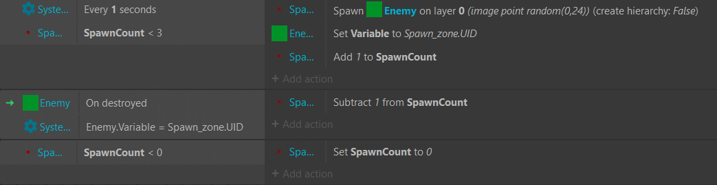 How do I make 'spawn zones' have their own individual spawn