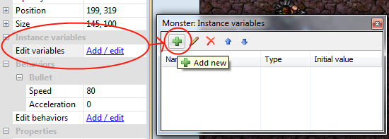 Instance variables - Beginner's guide to Construct 2