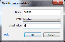 Instance variables - Beginner's guide to Construct 2