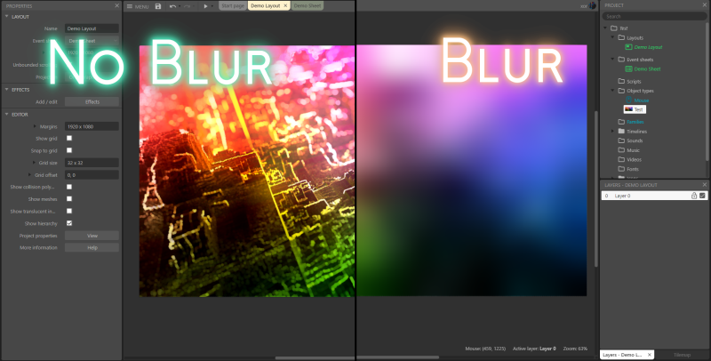 High-Quality Blur Effect - Game Making Tools