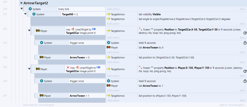 How do I tween position between moving objects?