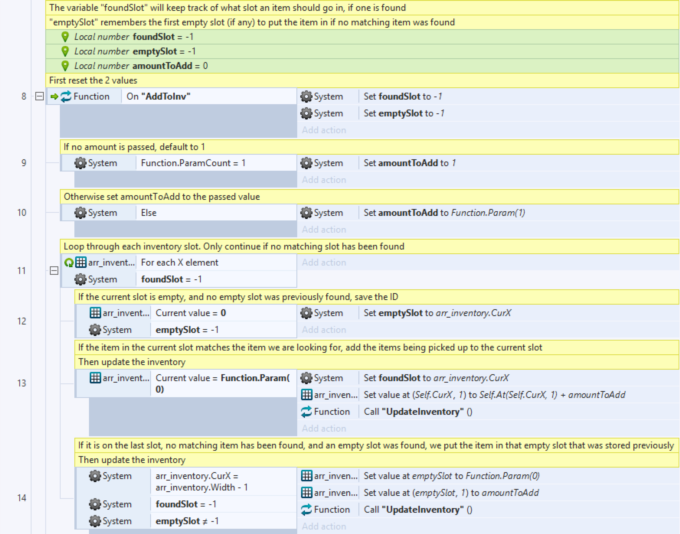 Programming The Inventory - Easy Inventory Using An Array