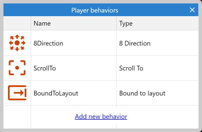 Adding behaviors - Beginner's guide to Construct 3