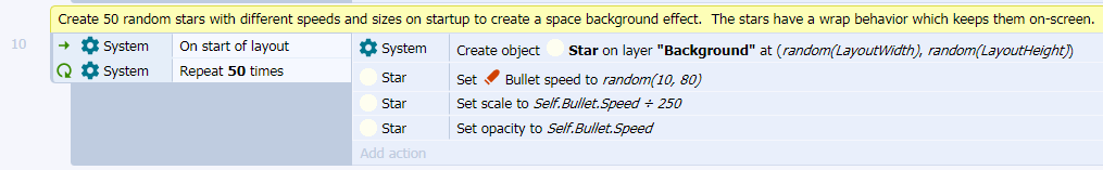 Vertical space shooter