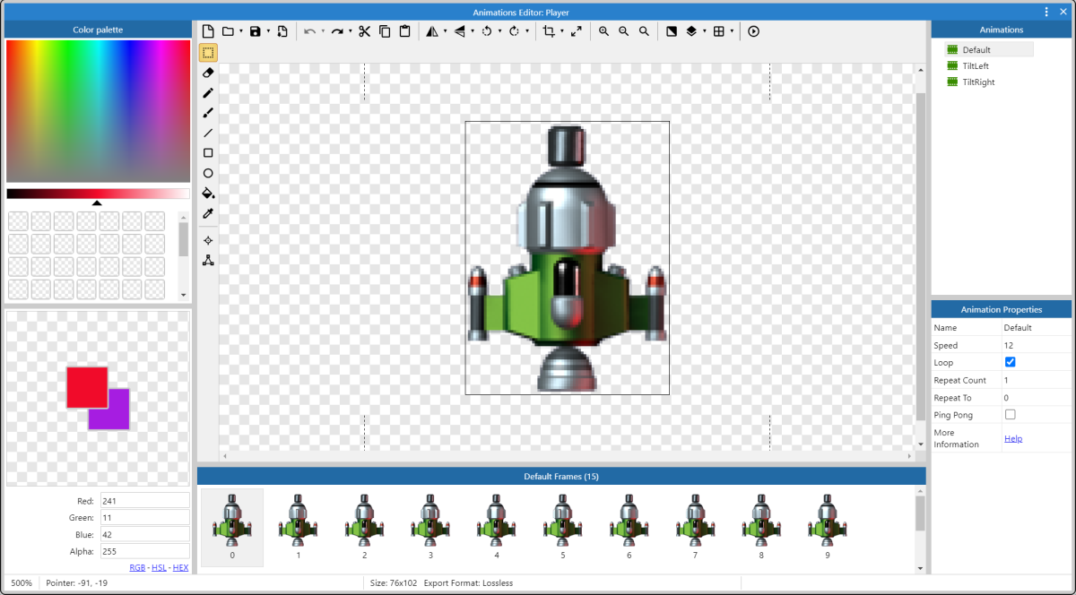 The Animations Editor - Construct 3 Documentation