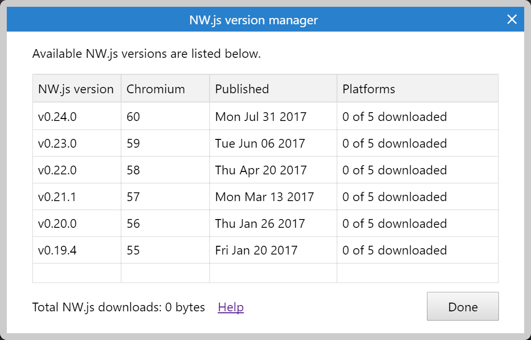 NW.Js version manager - Construct 3 Documentation