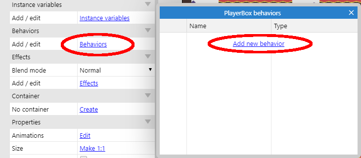 Adding behaviors - How to make a platformer game