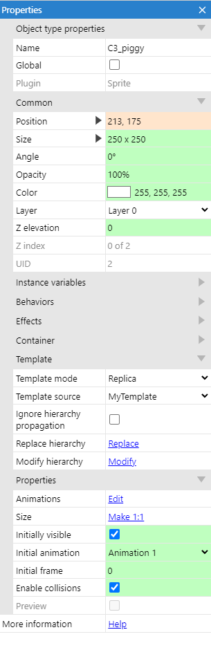 Templates - Construct 3 Documentation