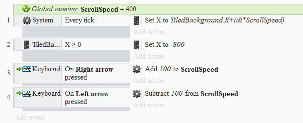 Screenshots How To Create An Infinite Scrolling Background