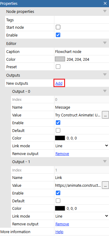 The Flowchart View - Construct 3 Documentation