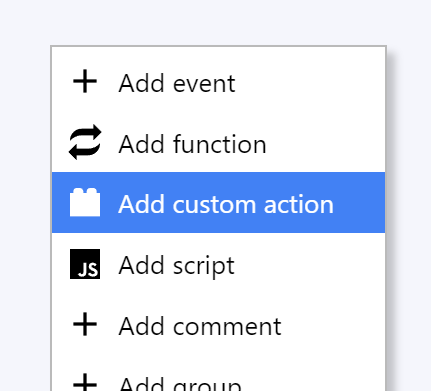 Custom actions - Construct 3 Documentation