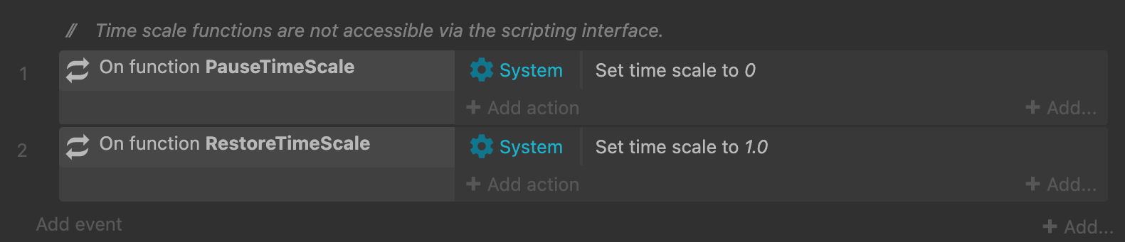 Accessing time scale via scripts - Construct Forums