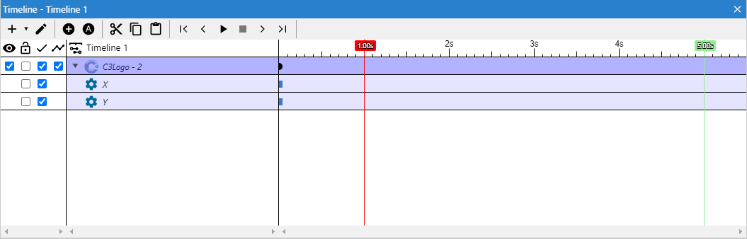The Timeline Bar - Construct Animate Documentation