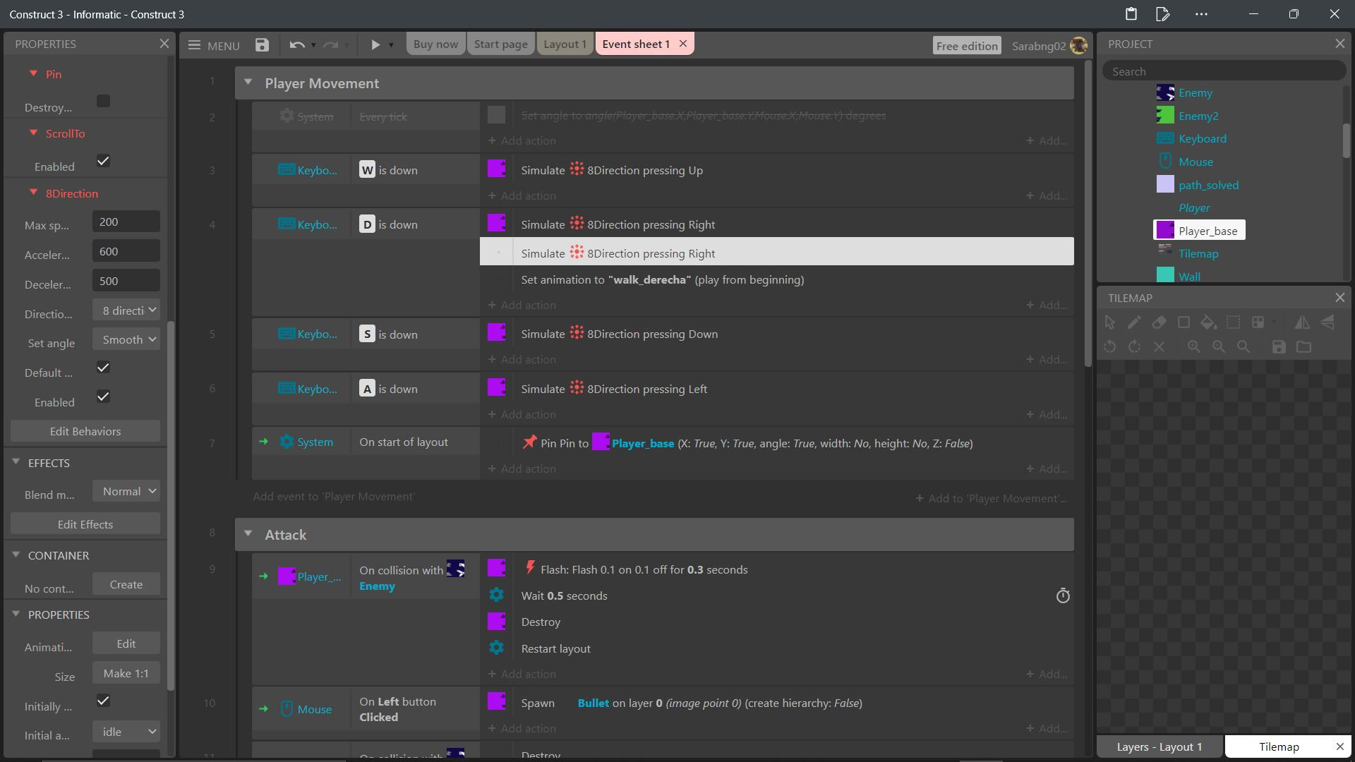 animations construct 3