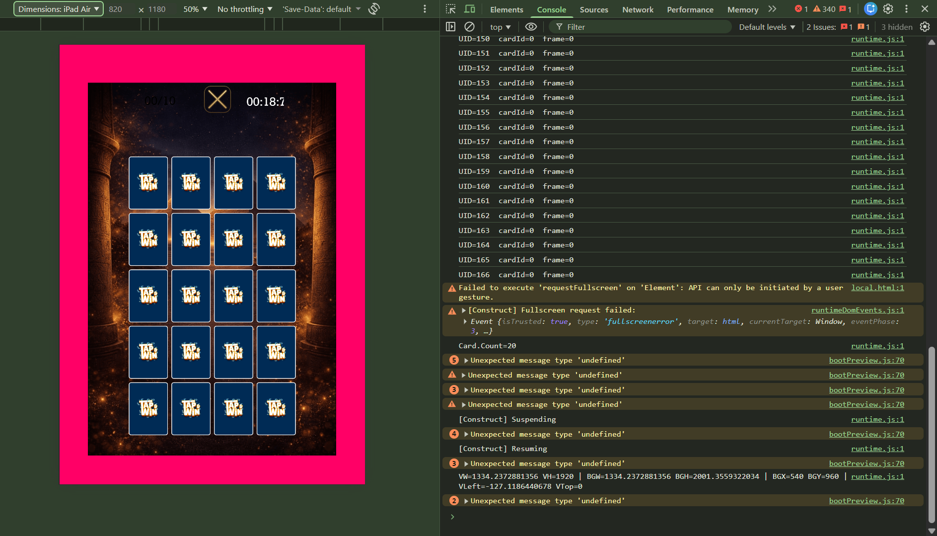 Viewport fit vs full-screen vs sprite scaling: Still seeing