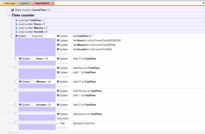 Time counter - Free Tutorial