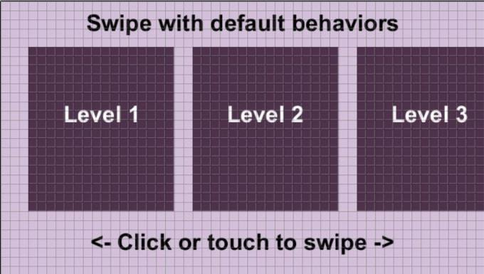 Swipe: Simple method with default behaviors - Free Tutorial