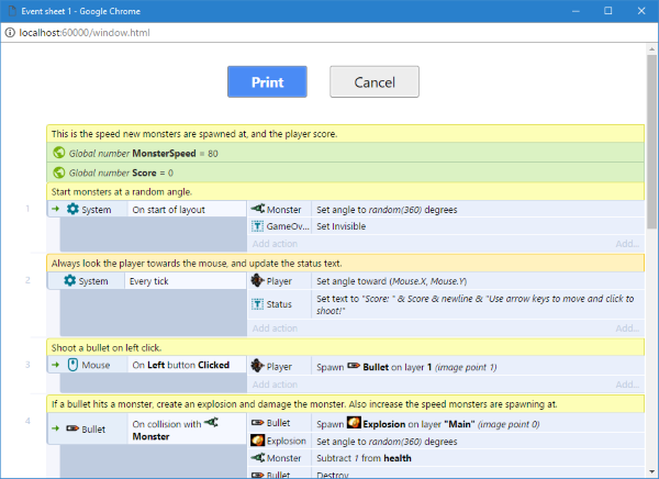 Event Sheet improvements in Construct 3 - Construct Official Blog