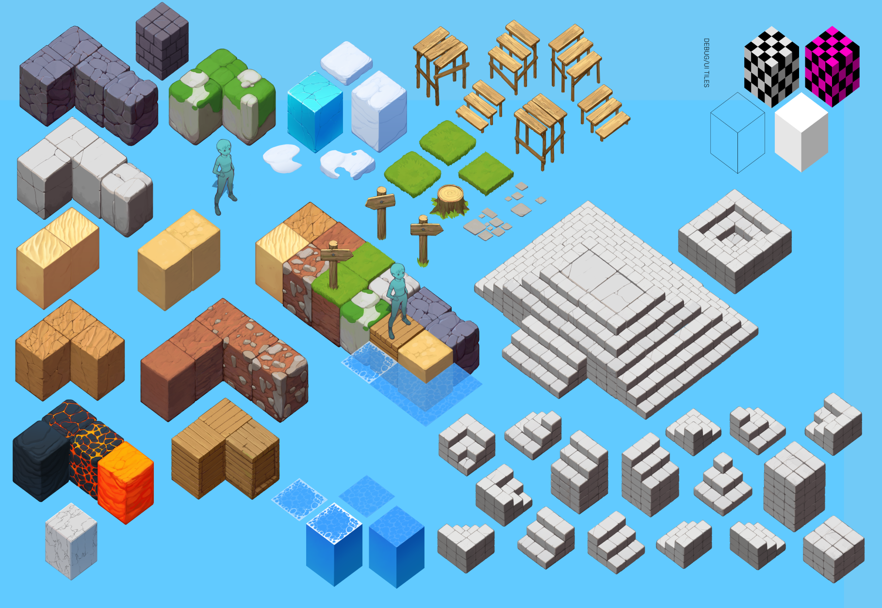 Hand painted isomtric tileset now available! - Game Making Tools