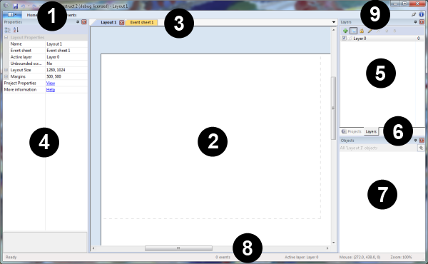 The Construct 2 Interface Construct 2 Documentation