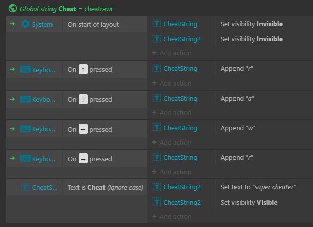 Old school cheat codes? - Game Makers Help