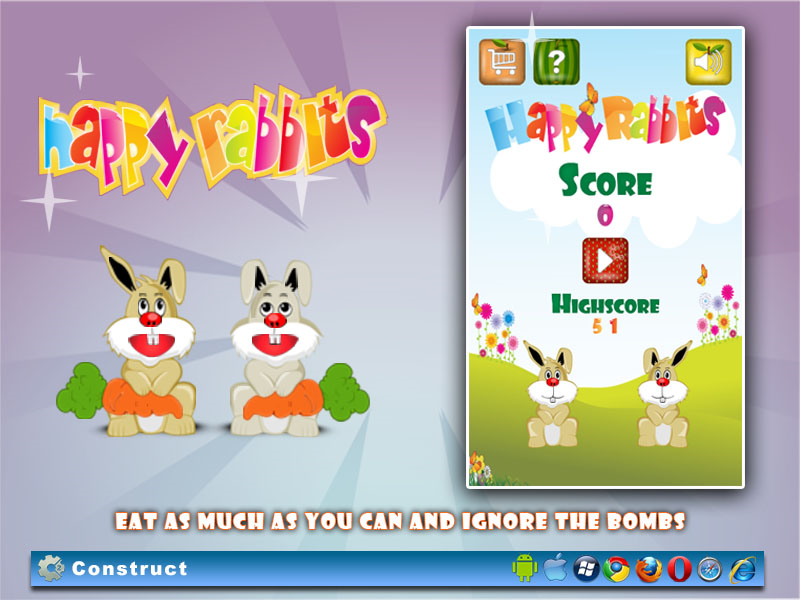 Happy Rabbits - Game Templates