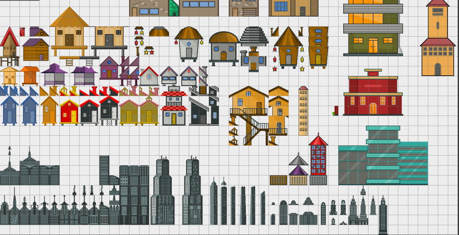Exterior Pixel Art - Game Sprites