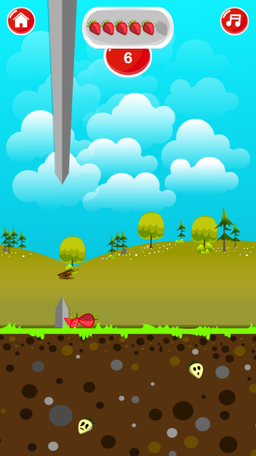 Little Strawberry Arcade Game - Games With Source