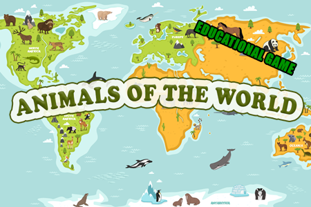 Animals Of The World - Educational Game - Free Addicting Game