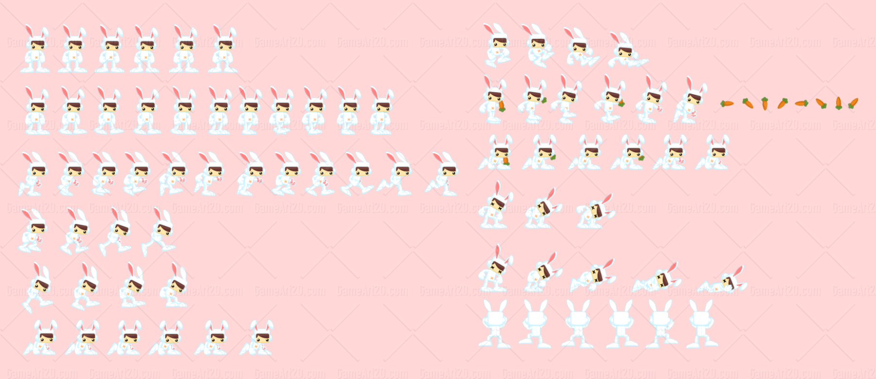 Buggy Bunny - Game Sprites - Game Sprites