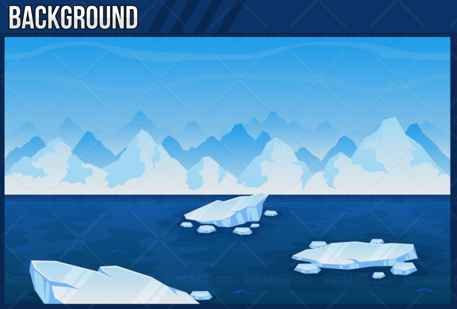 The Arctic - Platformer Tileset - Game Tilemaps