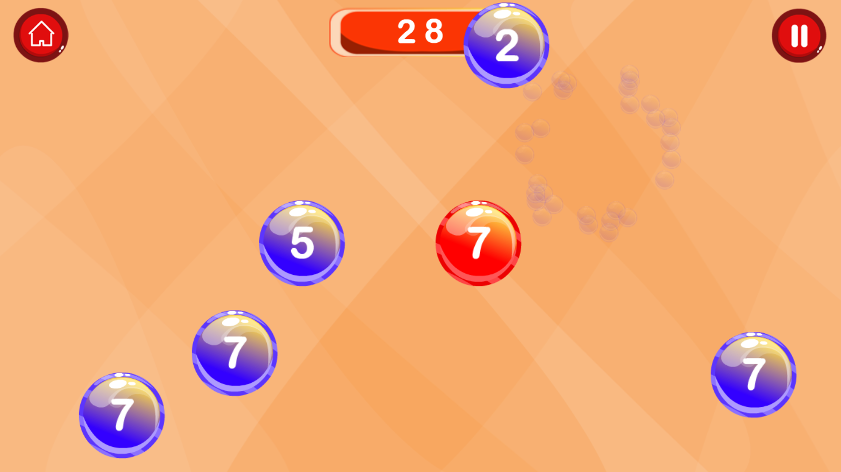 Eatable Numbers Math Game - Games With Source