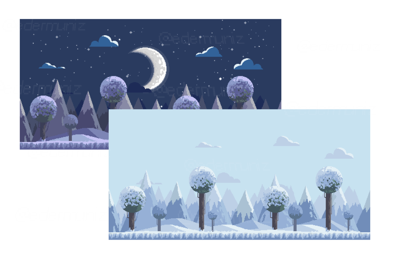 Pixel Art Infinite Runner - Game Asset Packs