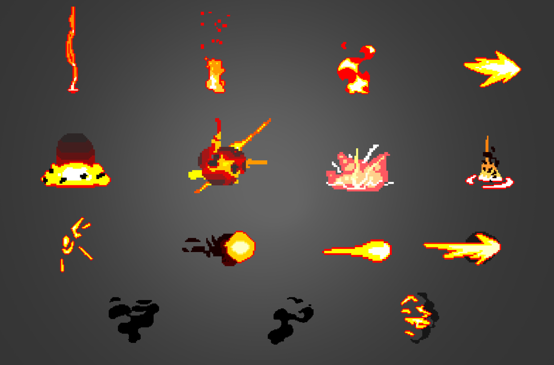 15 Pixel Sprite effects - Game Sprites
