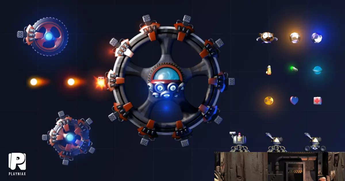 Space Shooter Art Pack 2 - Game Asset Packs